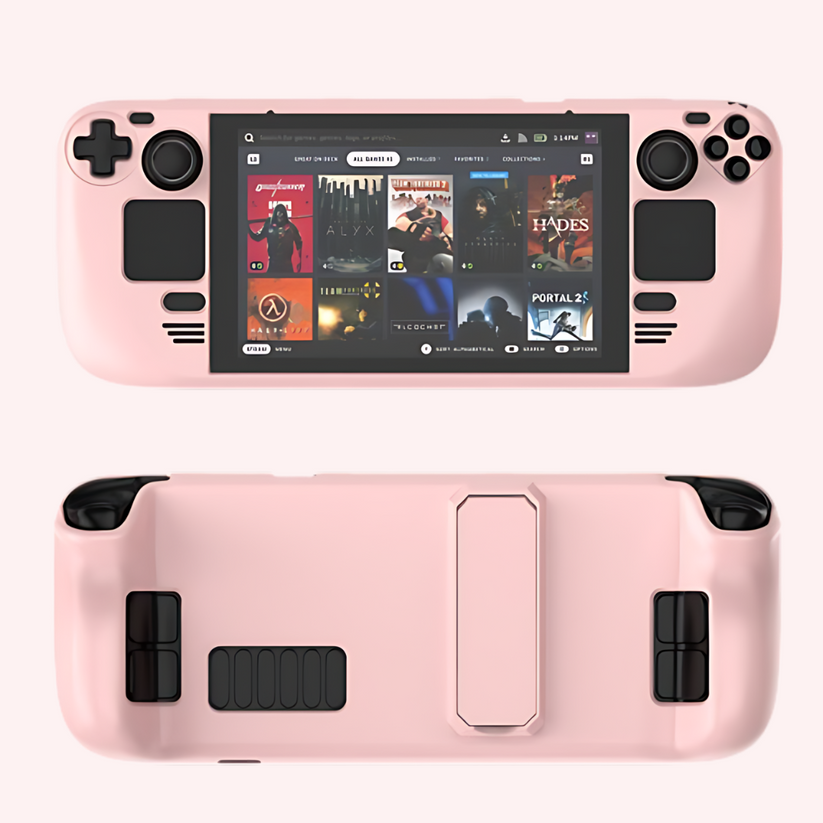MoeMolly Solid Color Steam Deck LCD/OLED Protective Case-Light Pink